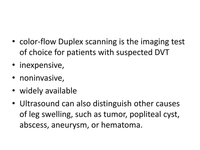 Deep vein thrombosis (DVT) | PPTX | Blood Disorders | Diseases and ...