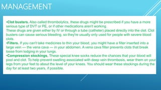 Deep vein thrombosis | PPTX | Blood Disorders | Diseases and Conditions