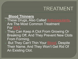 Deep vein thrombosis | PPT