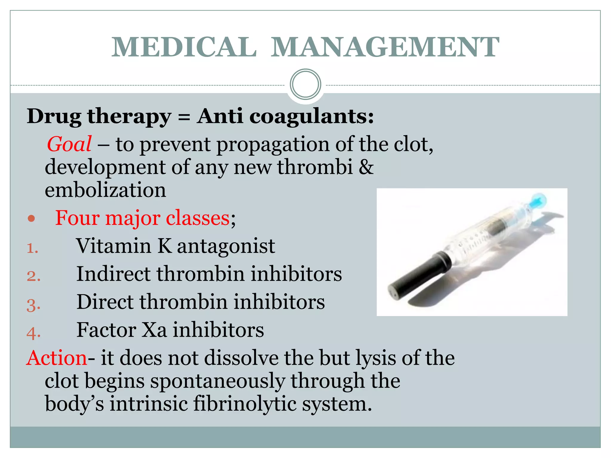 DVT (Deep vein thrombosis) | PDF