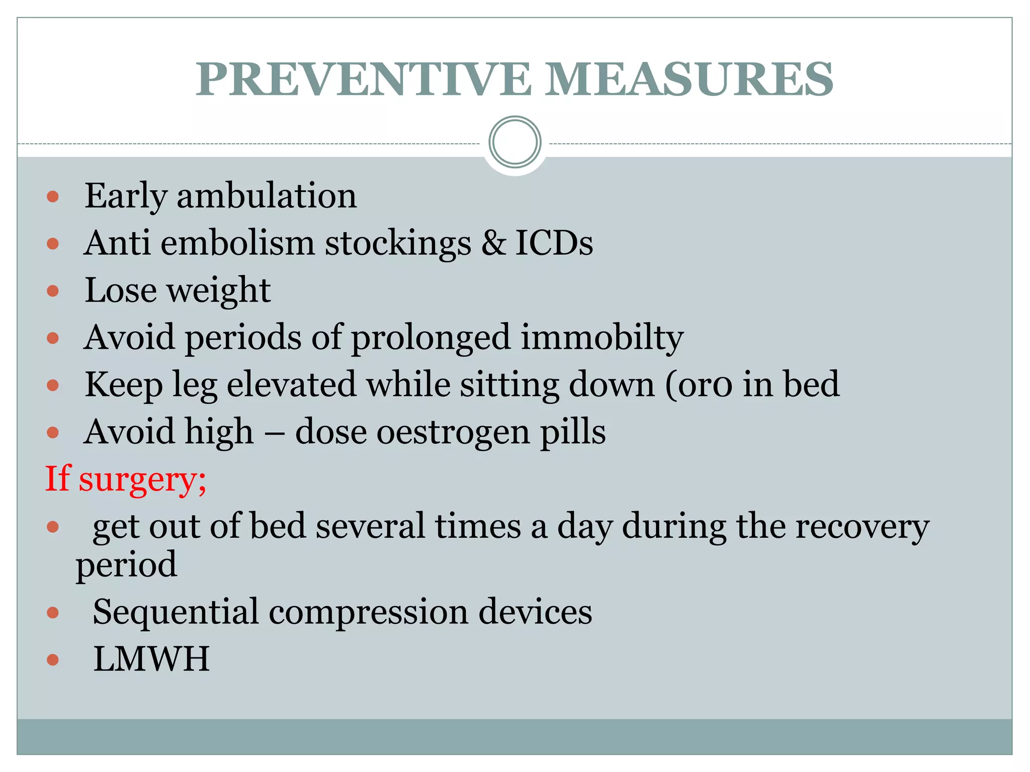 DVT (Deep vein thrombosis) | PDF