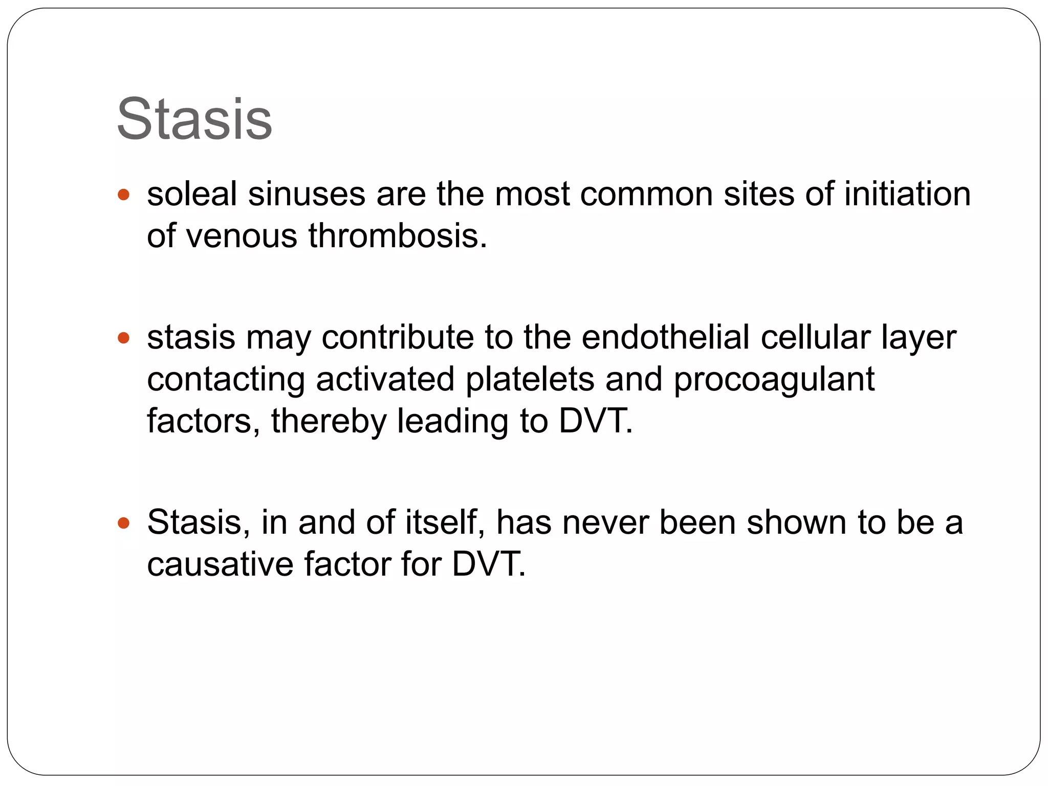 Deep vein thrombosis | PPTX | Blood Disorders | Diseases and Conditions