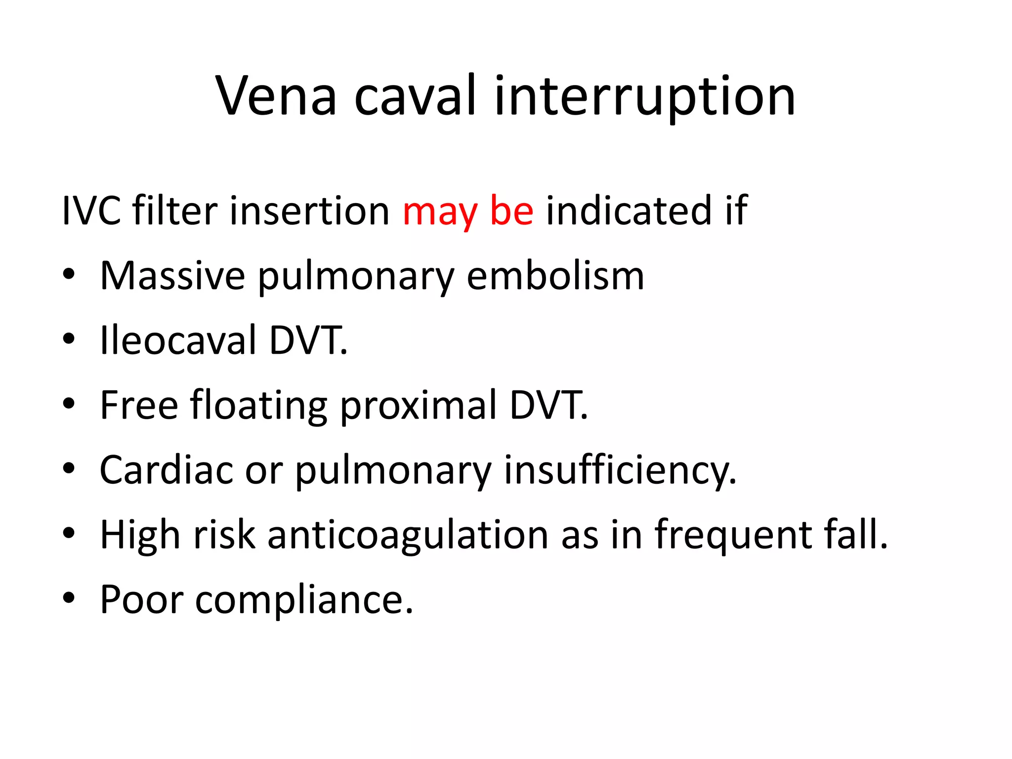 Deep vein thrombosis1 | PPTX