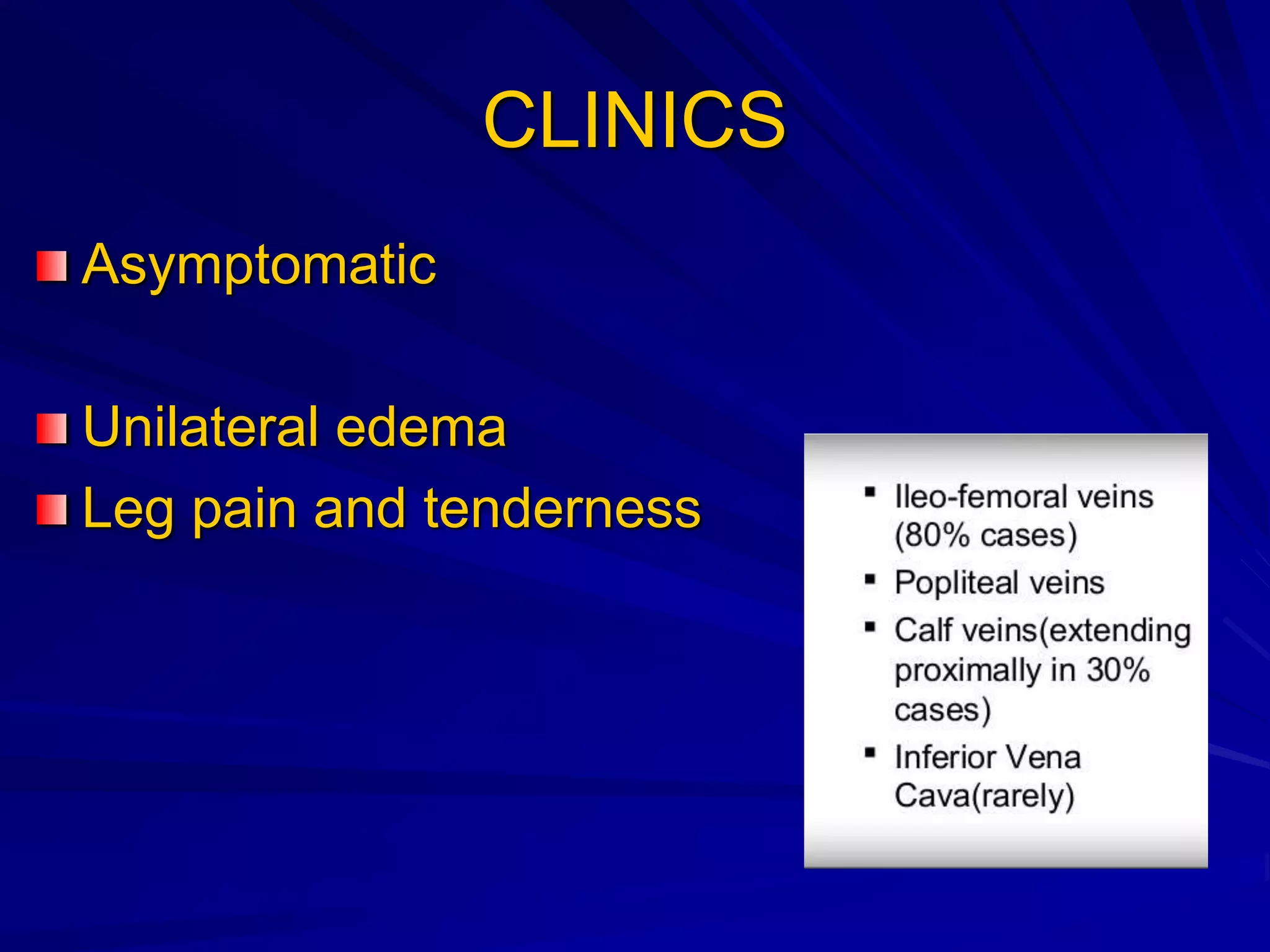 Deep vein thrombosis and Pulmonary embolism 2014 | PPTX