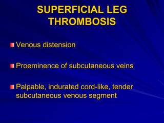 Deep vein thrombosis and Pulmonary embolism 2014 | PPTX
