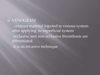 Deep vein thrombosis agp | PPTX