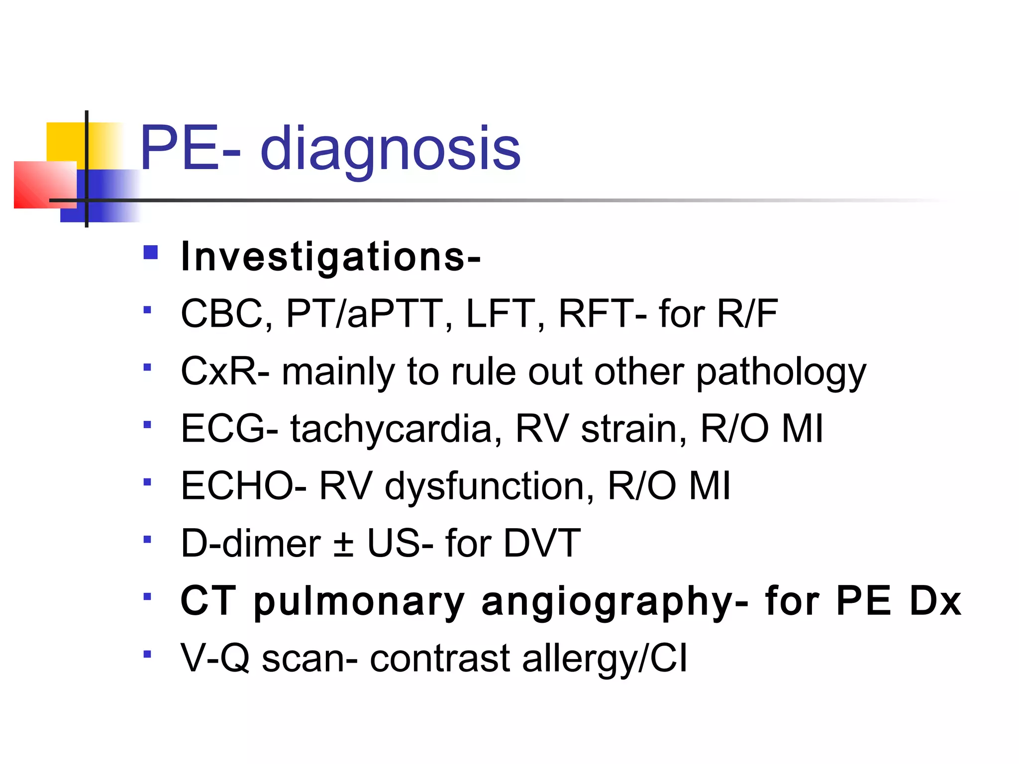Deep vein thrombosis and pulmonary thromboembolism | PPT
