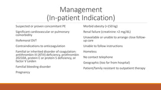 Deep Vein Thrombosis | PPT