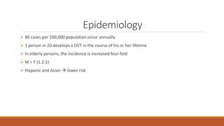 Deep Vein Thrombosis | PPTX