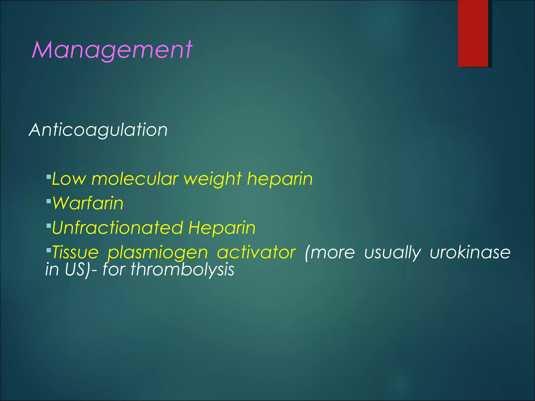 Deep Vein Thrombosis Ppt