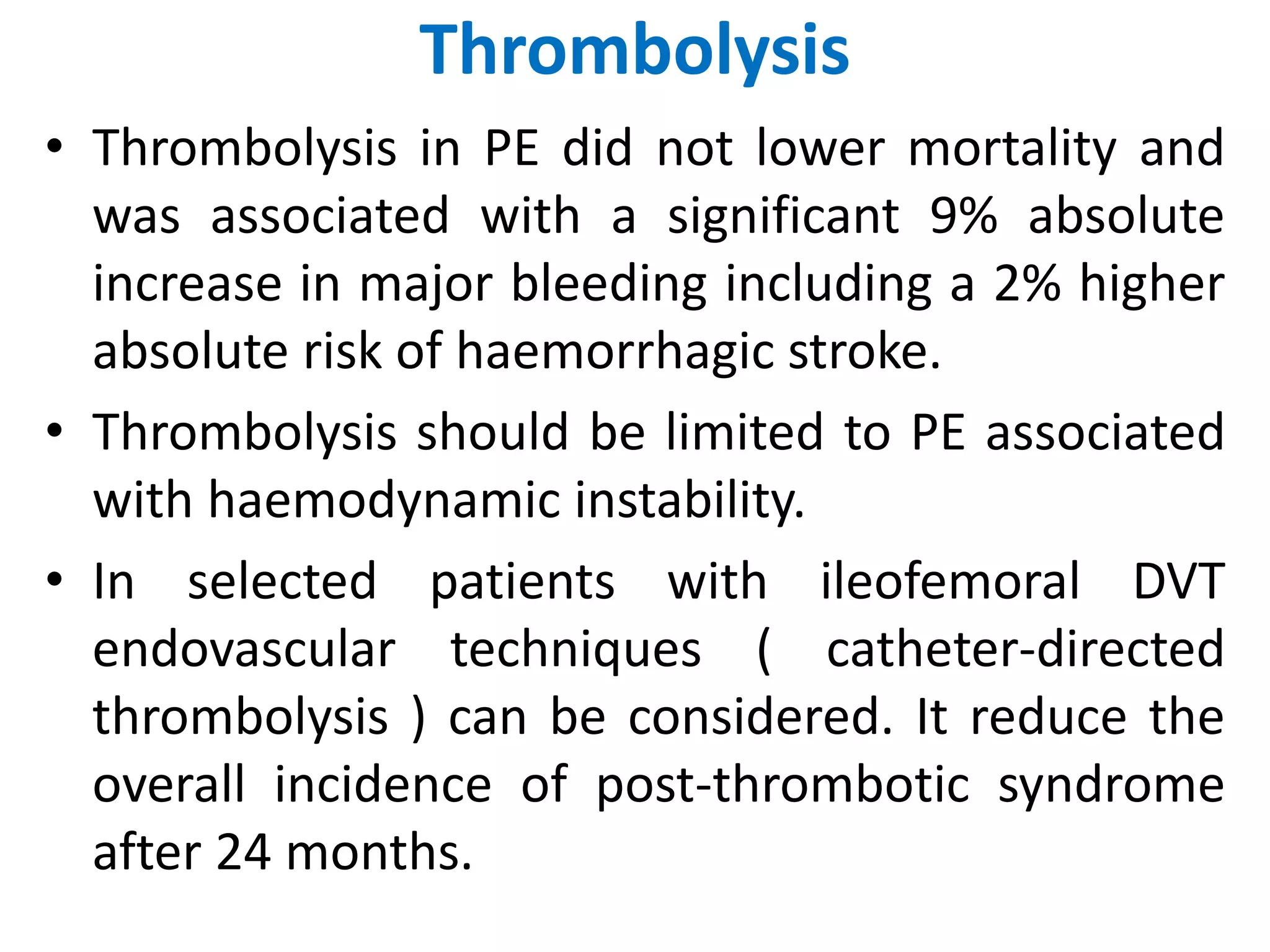 Deep vein thrombosis (DVT) and Pulmonary embolism (PE) | PPTX