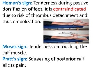 Deep vein thrombosis (DVT) and Pulmonary embolism (PE) | PPTX