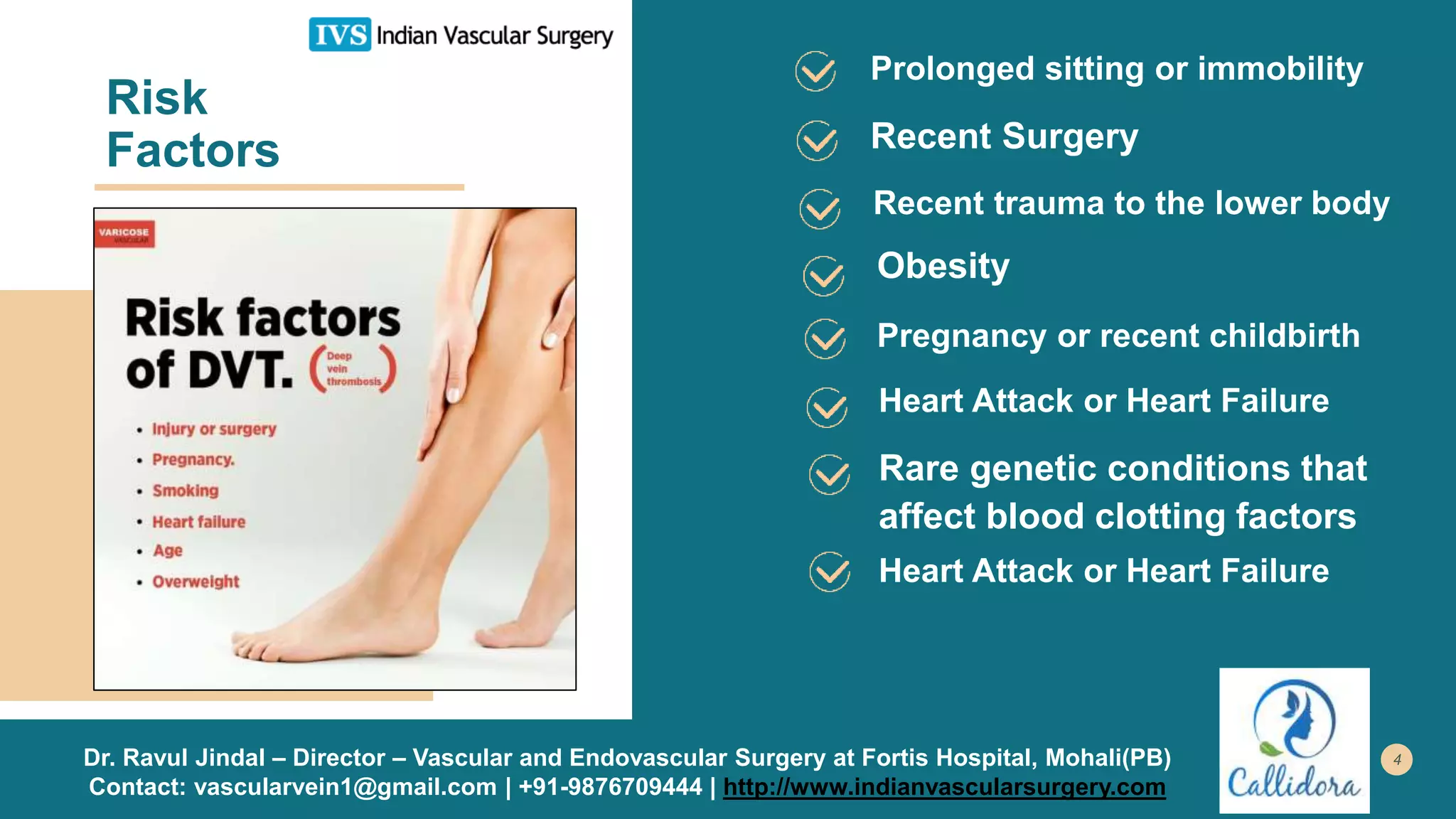 Deep Vein Thrombosis General Awareness | PPT