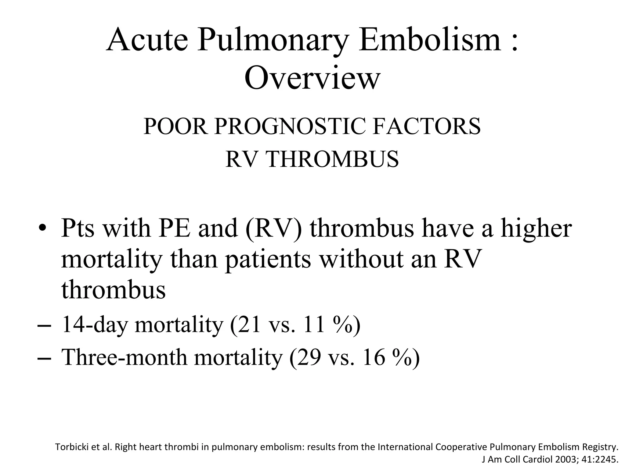 Deep Venous Thrombosis And Pulmonary Embolism Diagnostic Approach And