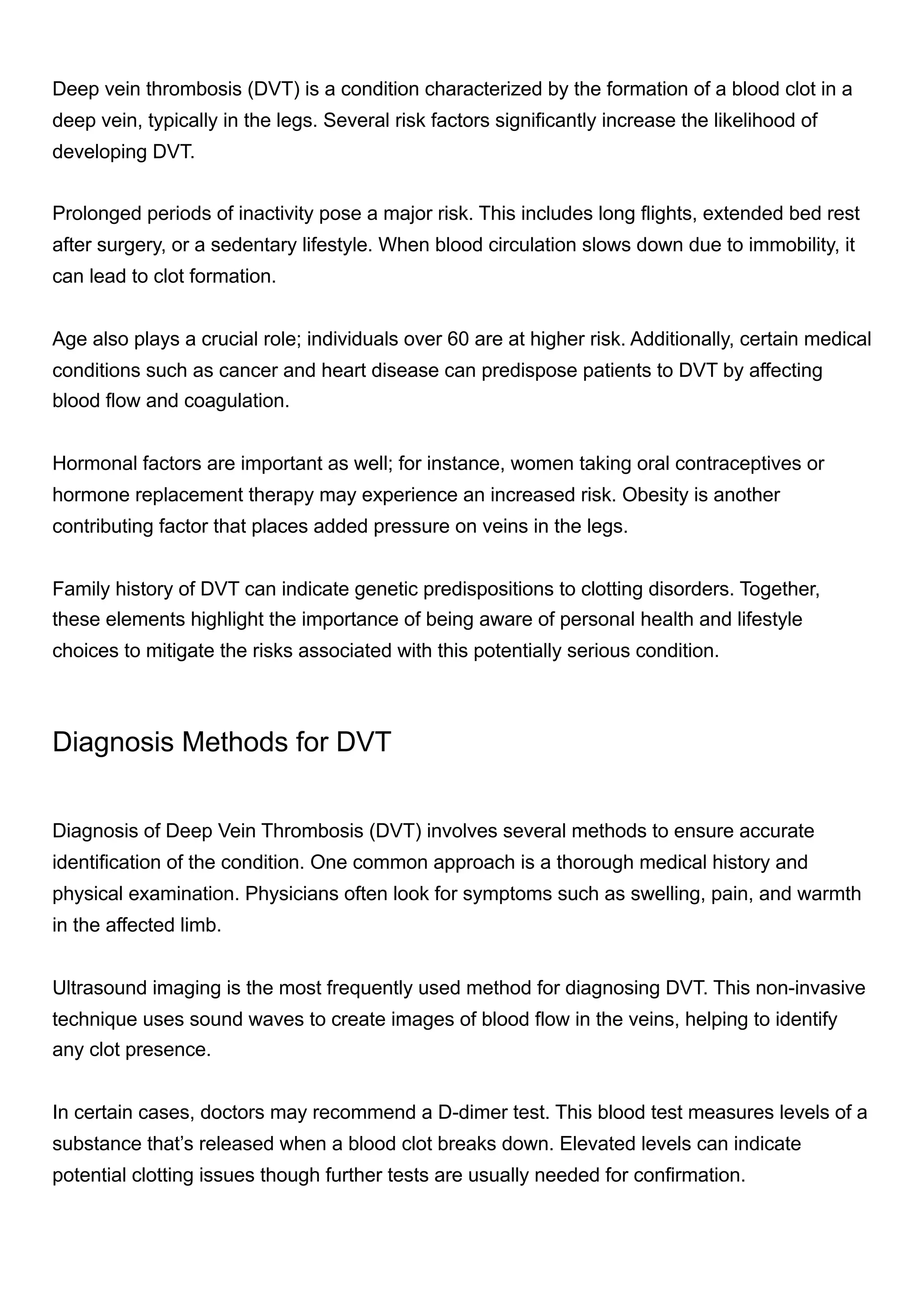 Effective Deep Vein Thrombosis Treatment by Dr.Gaurav Gangwani | PDF