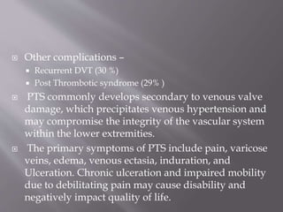 Deep vein thrombosis | PPTX