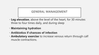 Deep venous thrombosis | PPTX