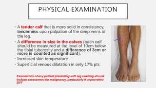 Deep venous thrombosis | PPT