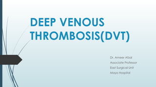 DEEP VENOUS THROMBOSIS(DVT)- A Presentation.pptx