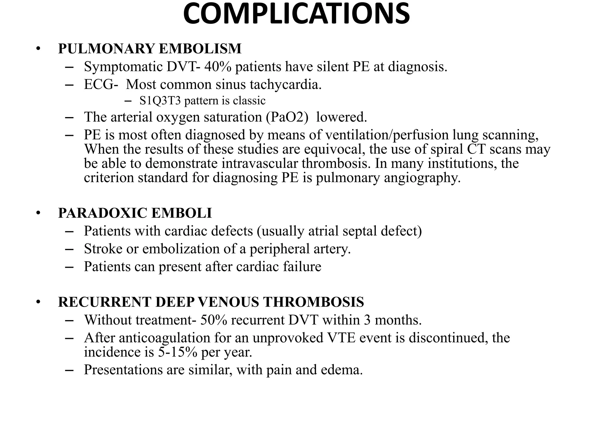 Deep venous thrombosis ppt | PPTX