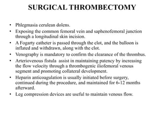 Deep venous thrombosis ppt | PPTX