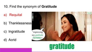 Vocabulary with Pictures | PPTX