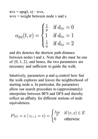 Deepwalk vs Node2vec | PDF