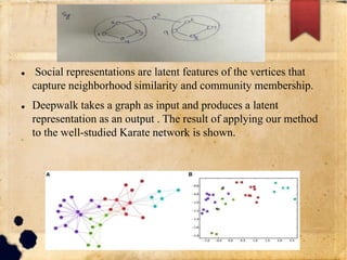 Deepwalk vs Node2vec | PPT