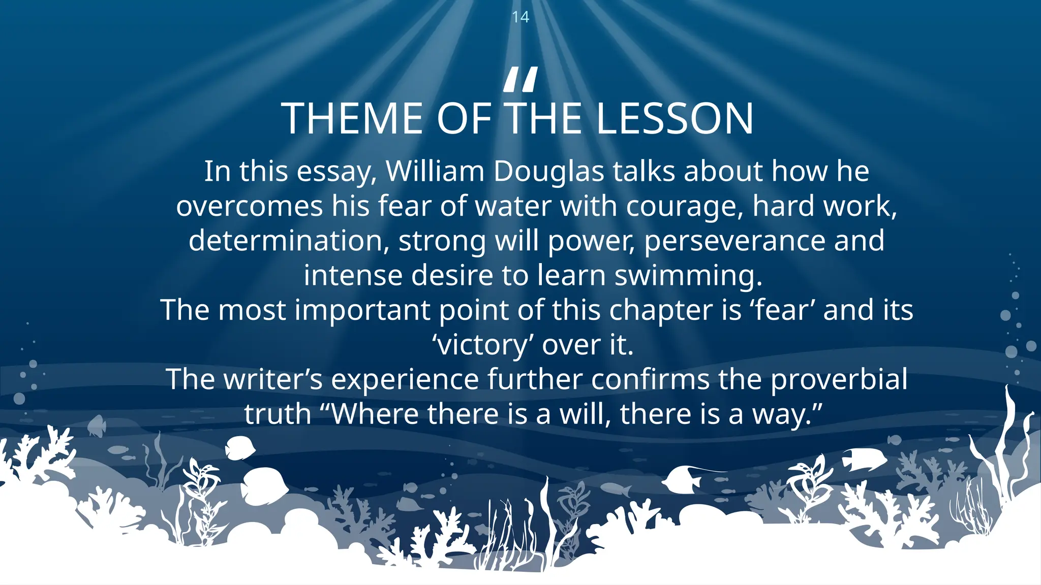 DEEP WATER.pptx cbse class 12 english literature | PPTX