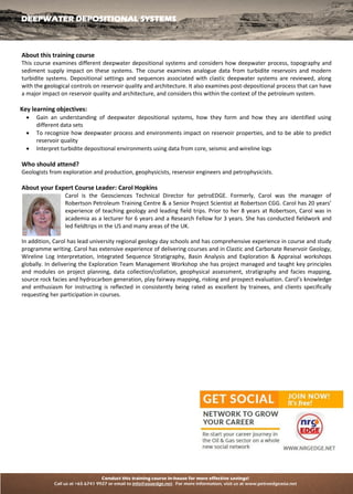 Deepwater Depositional Systems | PDF