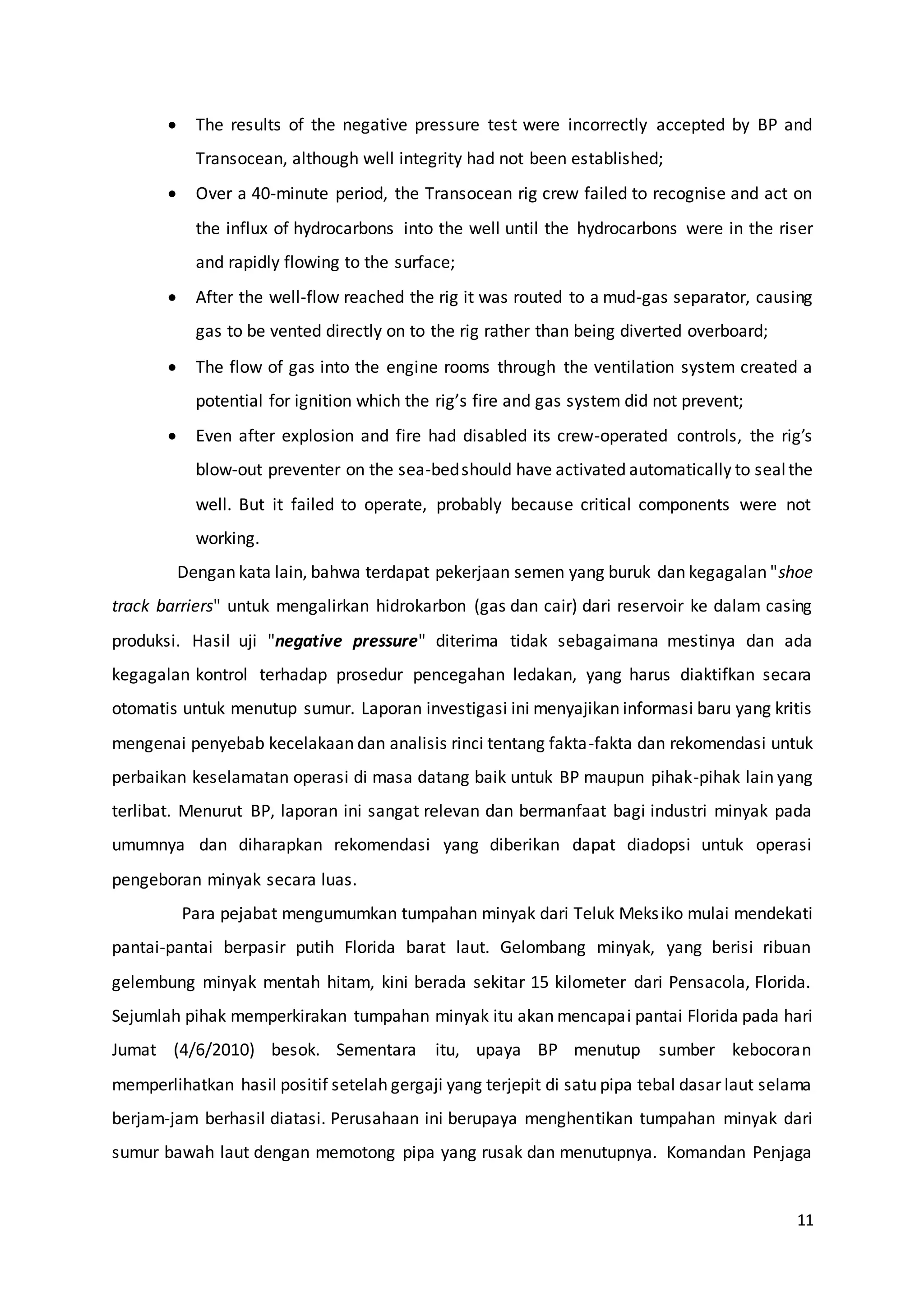 Deepwater horizon | DOCX