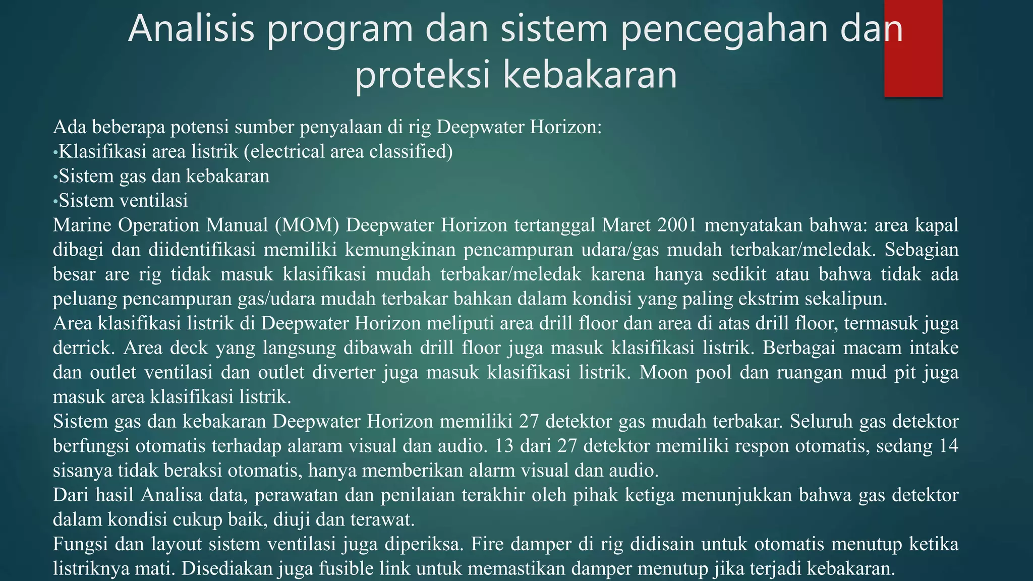 Deep water horizon | PPTX