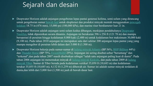 Deep water horizon | PPTX