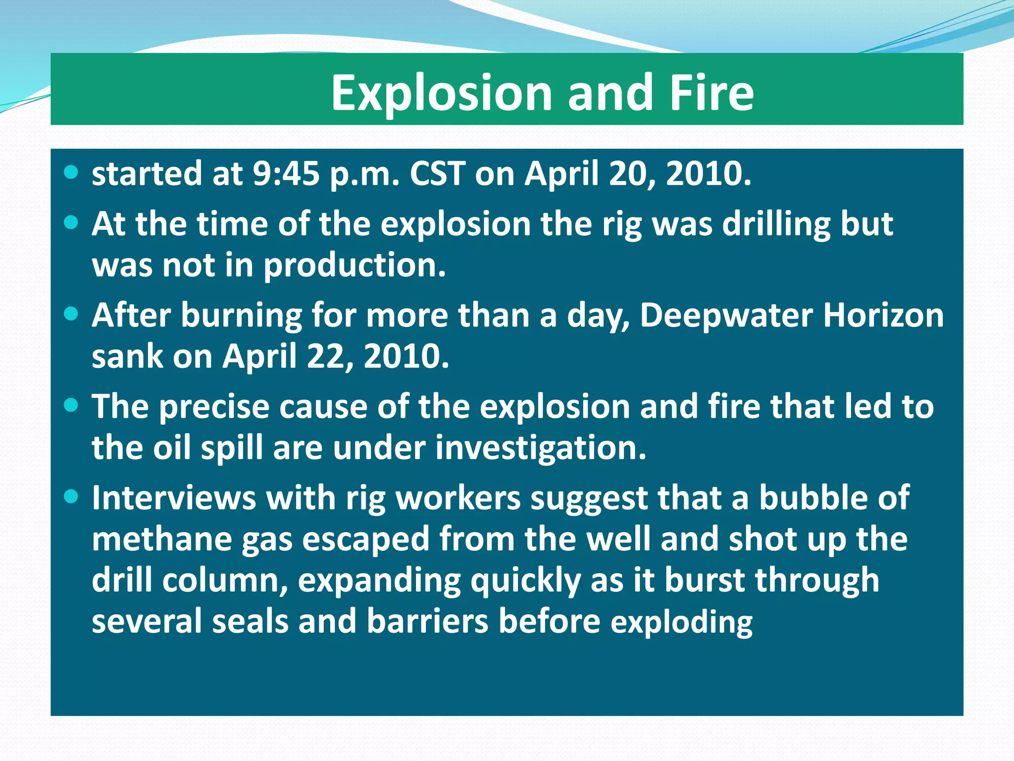 Deepwater horizon oil spill | Gulf of mexico oil spill | The BP oil ...