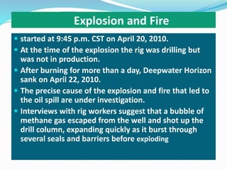 Deepwater horizon oil spill | Gulf of mexico oil spill | The BP oil ...