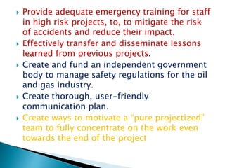 Deep Water Horizon Oil Spill (B. P. Oil Spill) | PPTX