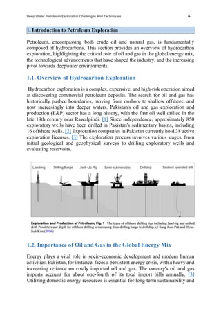 Deep Water Petroleum Exploration Challenges And Techniques - Syed ...