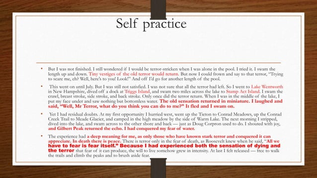 Deep water - CLASS 12 (ENGLISH) | PPTX | Diving | Sports