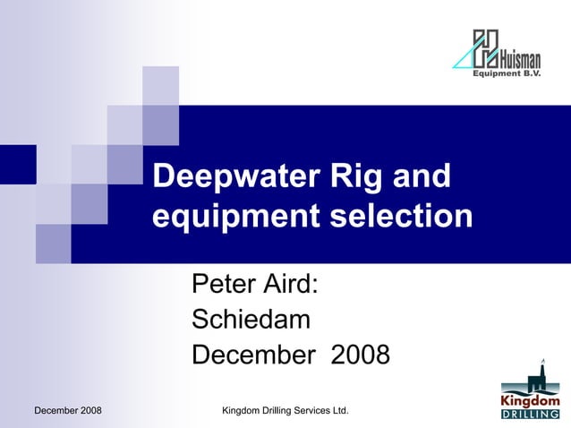 Deepwater rig & equipment selection | PDF | Geology | Science