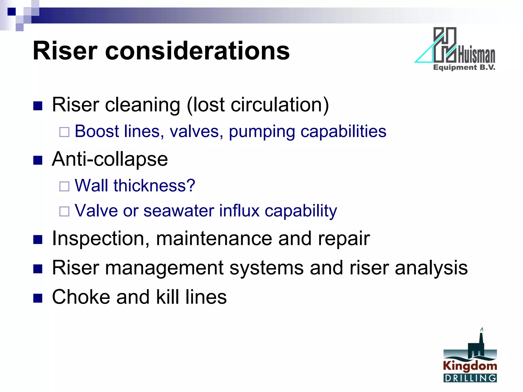 Deepwater rig improvement ops | PDF