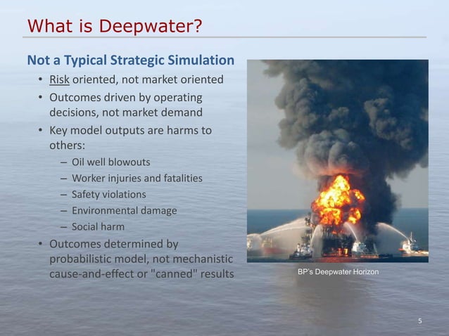 Deepwater: Business Ethics Simulation | PPTX