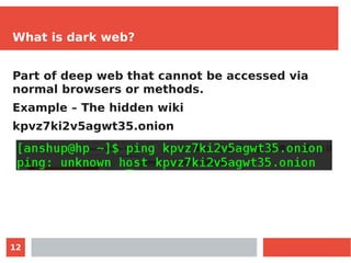Deep Dark Web - How to get inside? | PDF