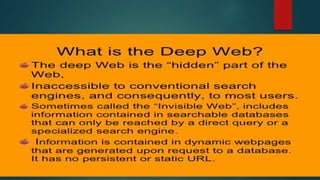 Deep web | PPT