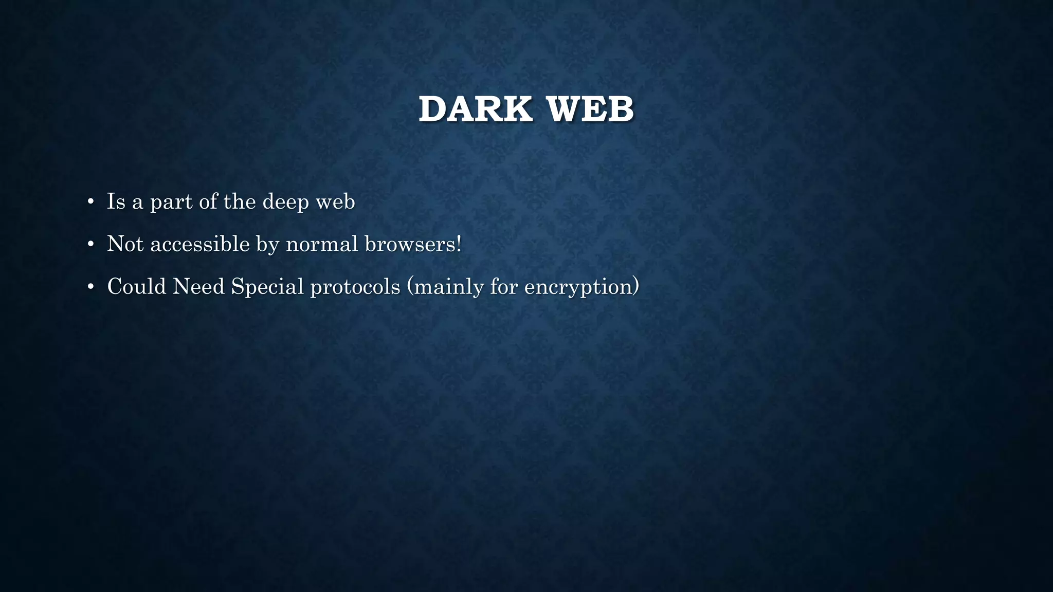 Deep web | PPTX