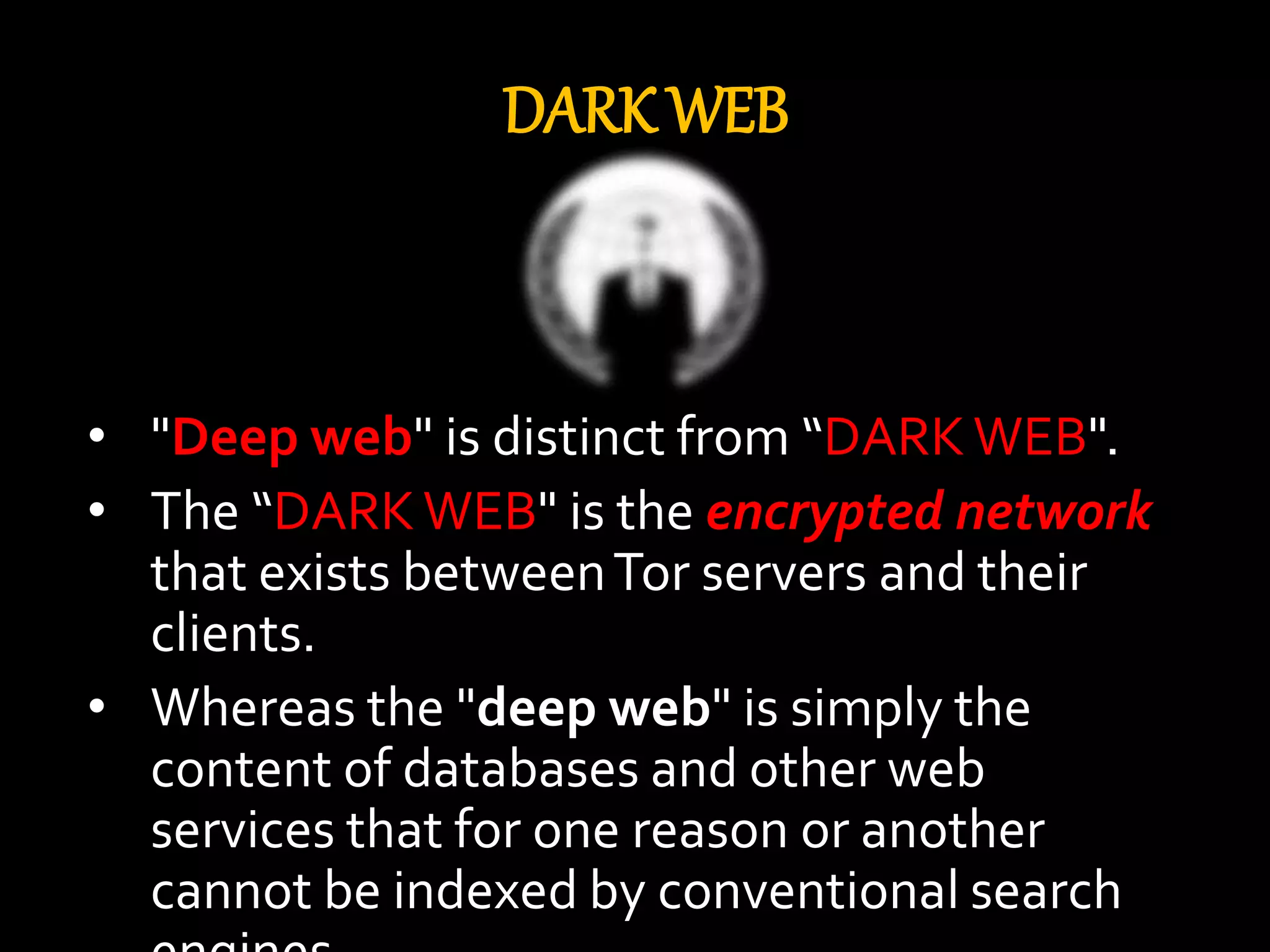 Deep web (amatuer level) | PPTX