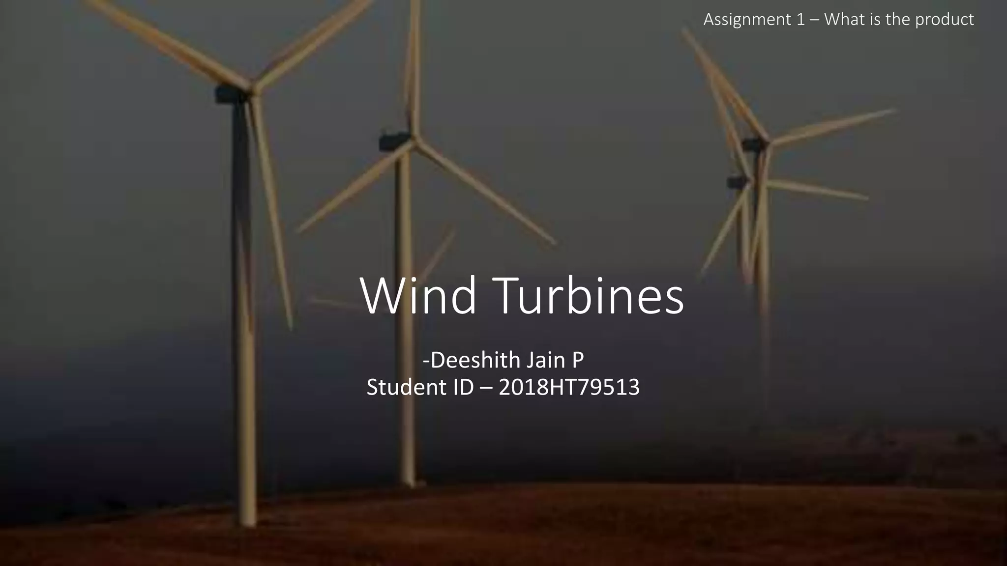 Wind Turbines Basics | PPTX
