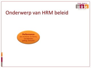 De essenties van hrm beleid | PDF