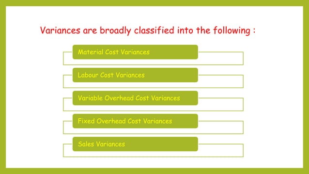 Control Ratios and Managerial Usage of Variances | PPT