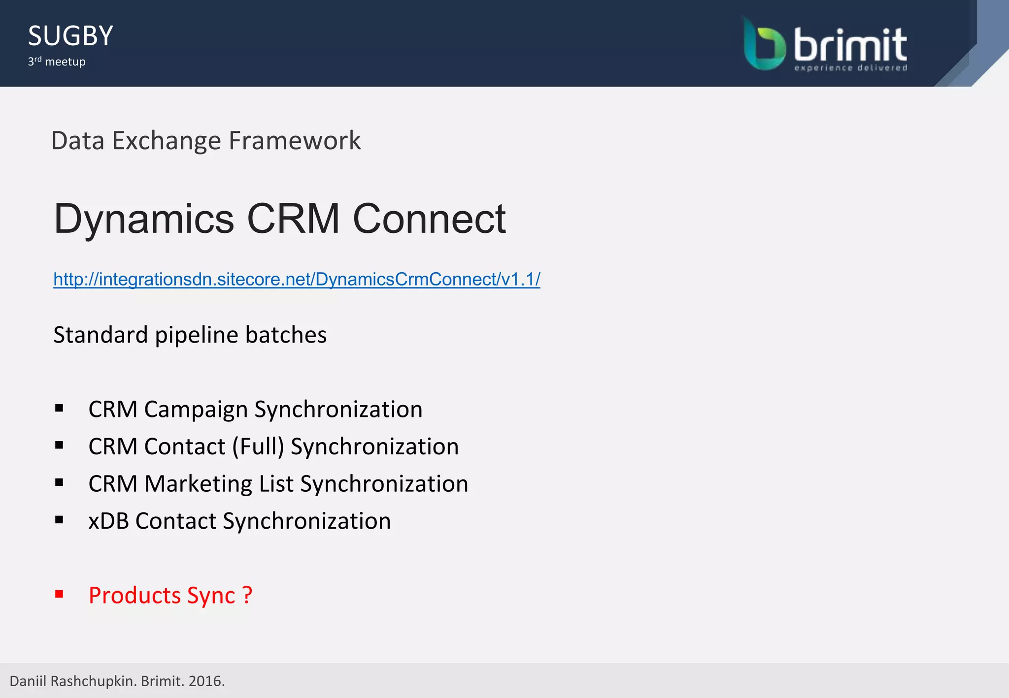 Data Exchange Framework. Essential basics and practical usage takeaways ...