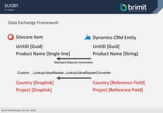 Data Exchange Framework. Essential basics and practical usage takeaways. | PPT